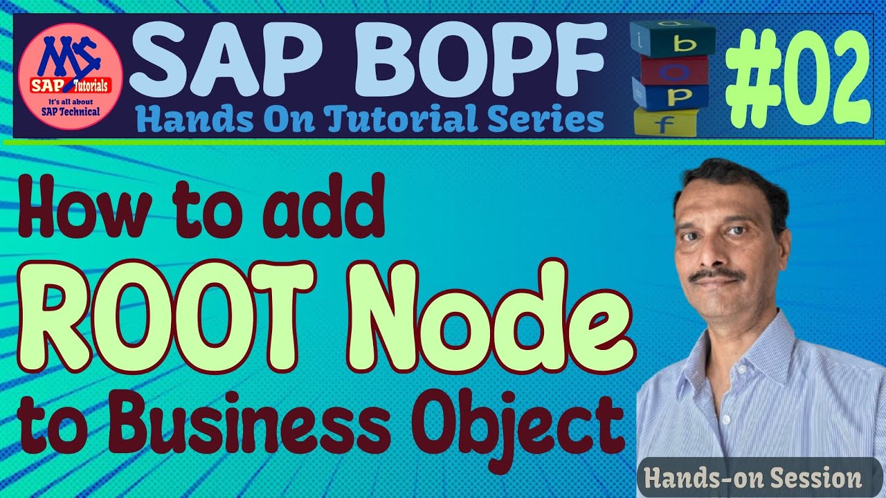 Add ROOT Node to BO (BOPF Tutorial - #02) - YouTube