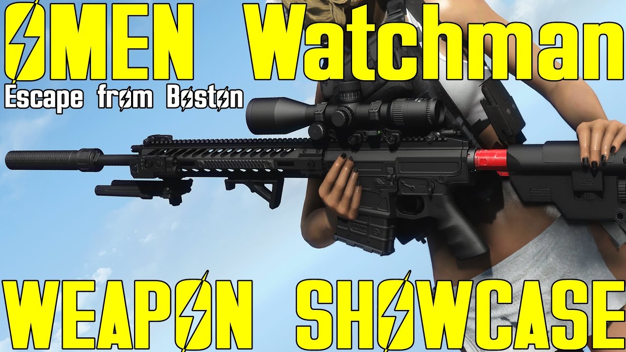 Fallout 4: Escape from Boston - OMEN Watchman - Weapon Mod Showcase ...