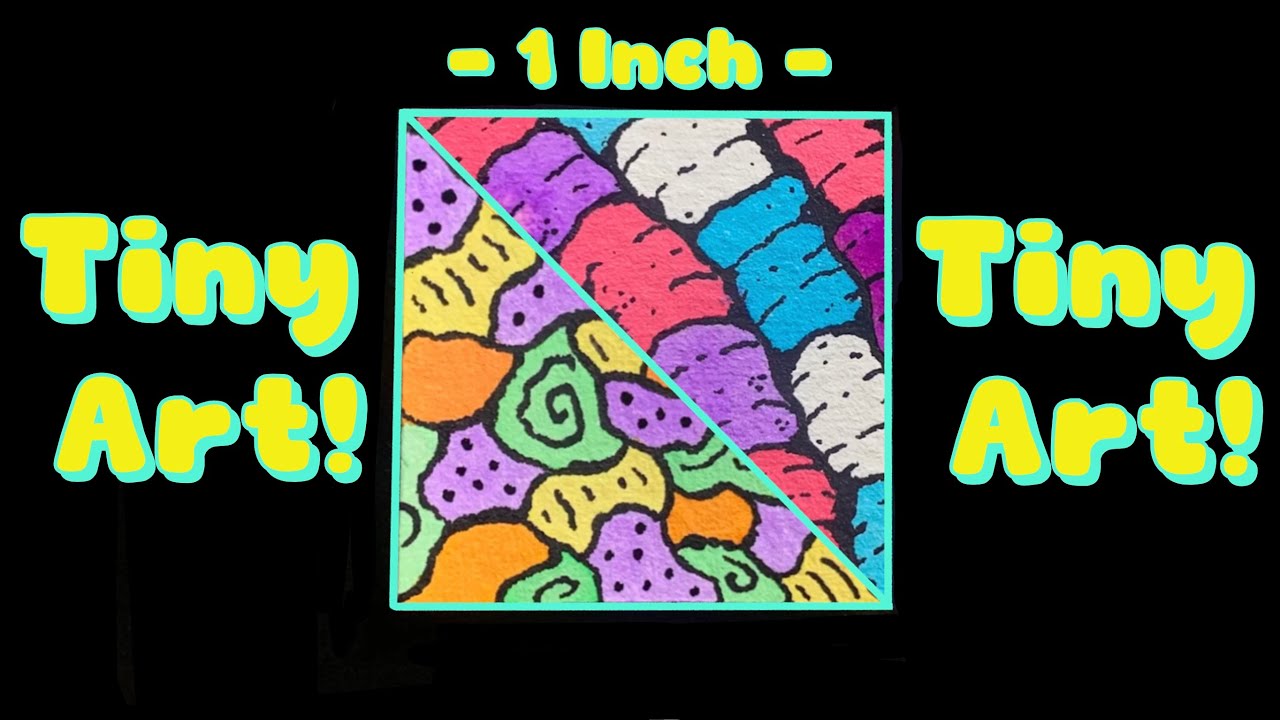 Making TINY Art Only 1 Inch Big! - YouTube