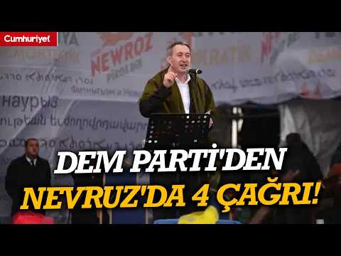 Tuncer Bakırhan, Diyarbakır'da Kürtlerin taleplerini sıraladı: DEM Parti'den Nevruz'da 4 çağrı!
