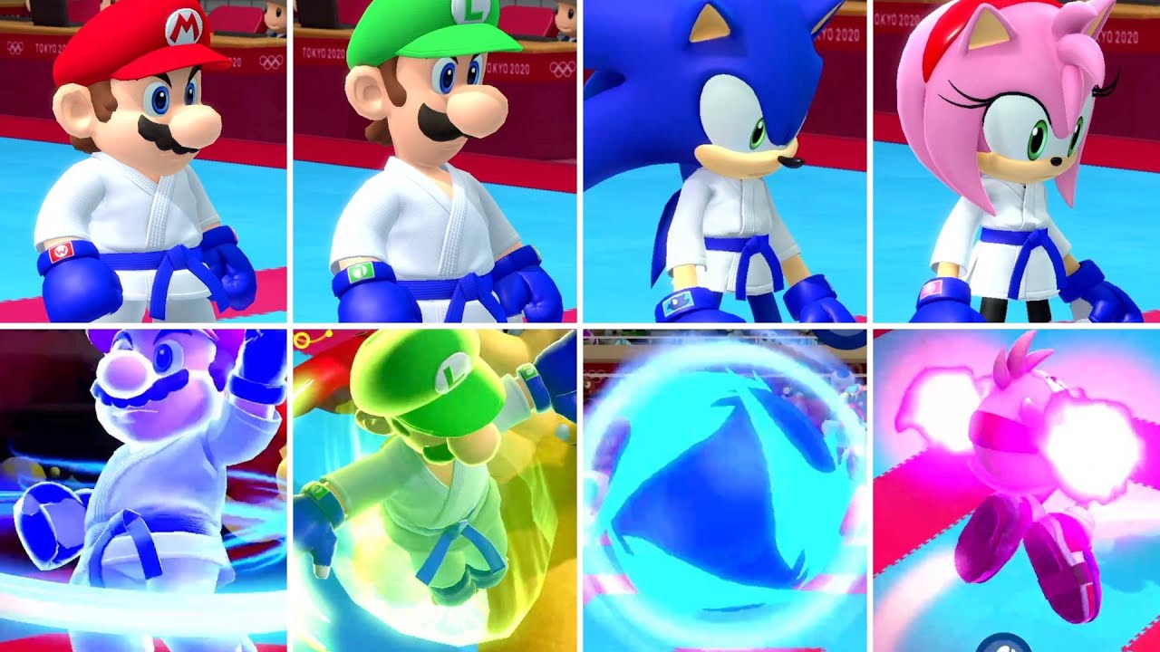 Mario & Sonic at the Olympic Games Tokyo - All Characters Karate Kumite ...