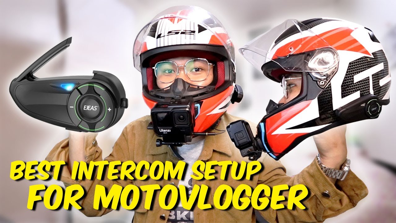 Ultimate Moto vlogging Setup 2024: Helmet Gear, Camera, and EJEAS Q8 ...