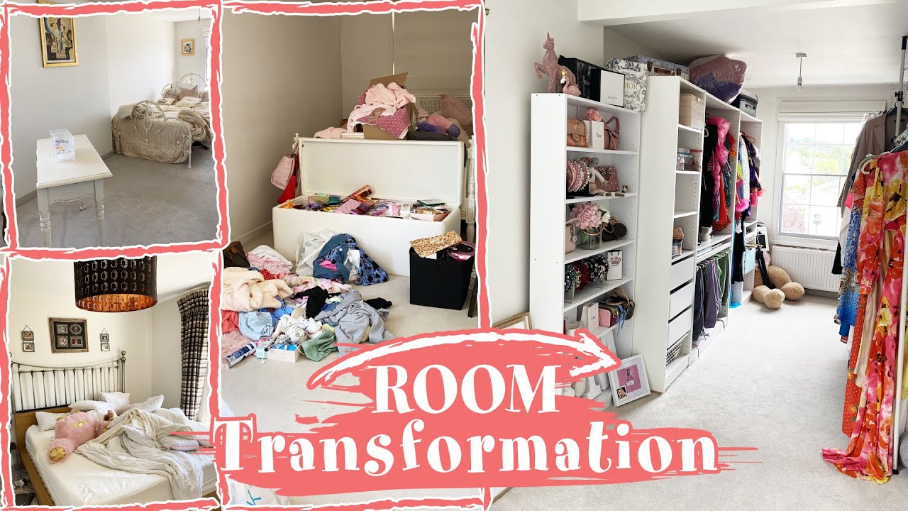 I'M MOVING .... HUGE BEDROOM TRANSFORMATION - YouTube