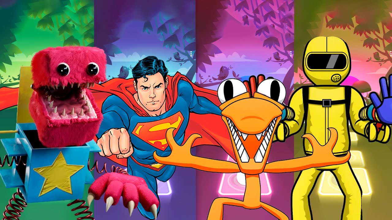 Lunch Boxy Boo vs Superman x Orange Rainbow Friends x The Player Poppy ...