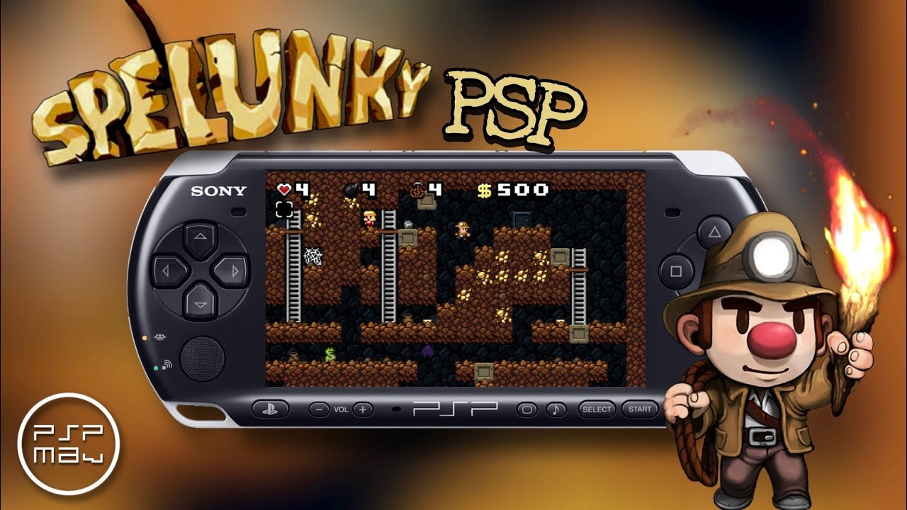 Spelunky PSP port - YouTube