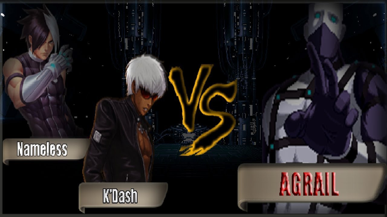 [KOF Mugen]:K'Dash & Nameless (Vs) Agrail - YouTube