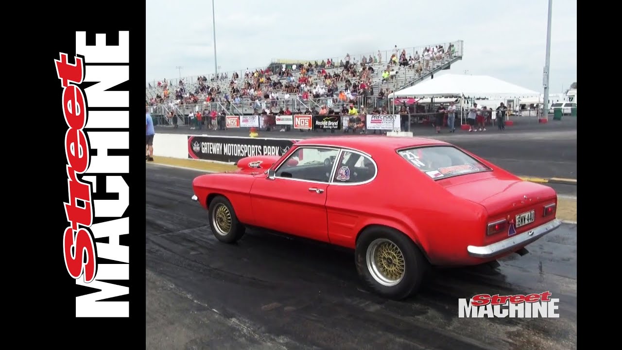 Australian Ford Capri at Drag Week 2015 - YouTube