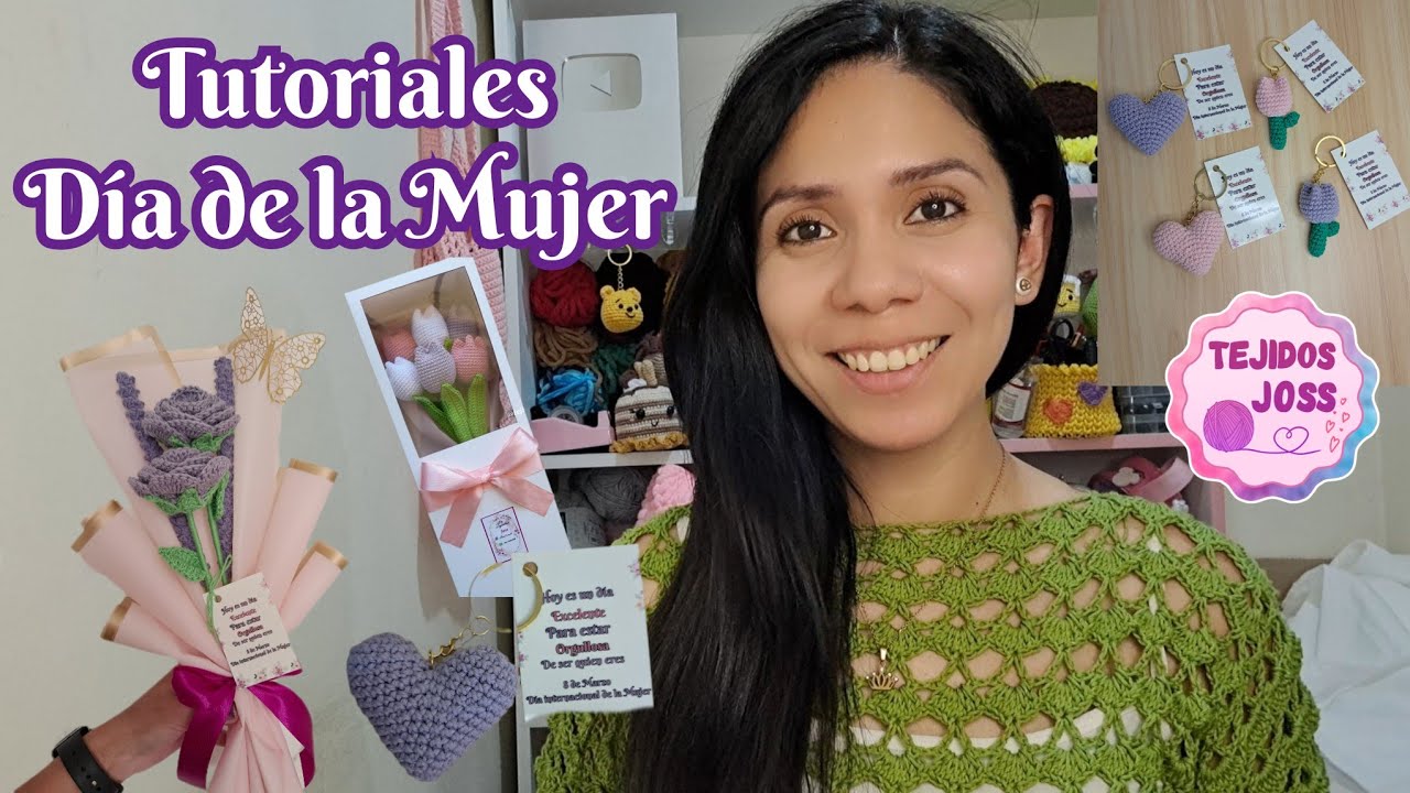 Tutoriales Día Internacional de la Mujer International Women's Day tutorials | Tejidos Joss ...
