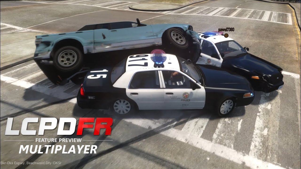 GTA 4 LCPDFR MULTIPLAYER - LONG LAPD PURSUIT - YouTube