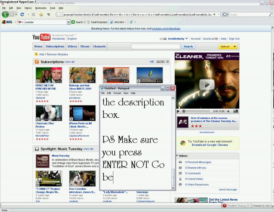 How to shake the computer screen - YouTube