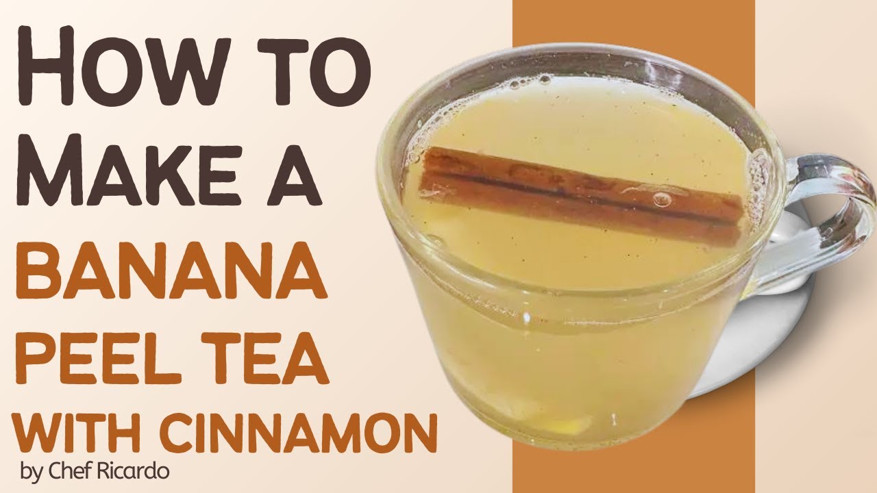 Stop take sleeping pill at night! Ripe banana peel tea with cinnamon ...