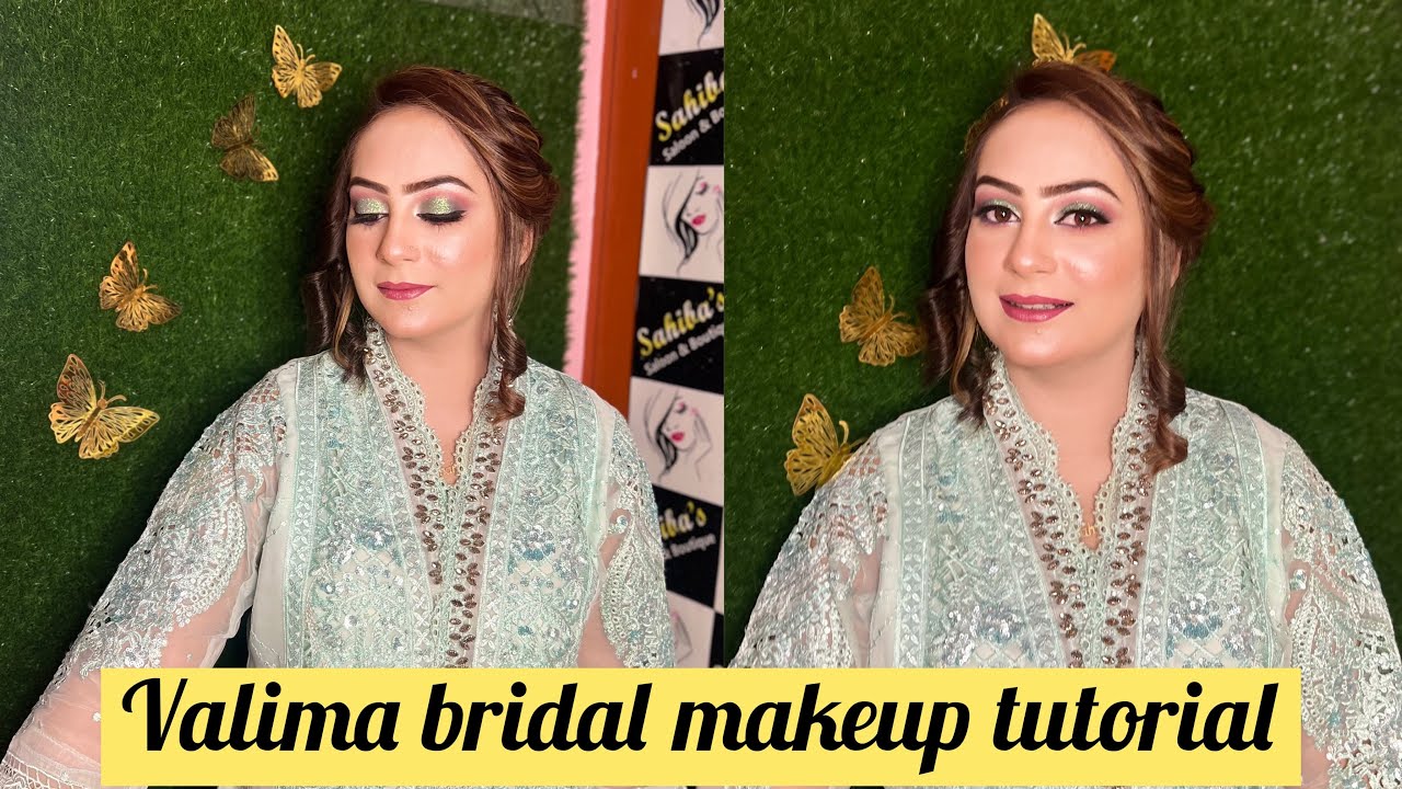 Valima bridal eyemakeup|with perfect eyeshades & shimmer looks|Sahibas ...