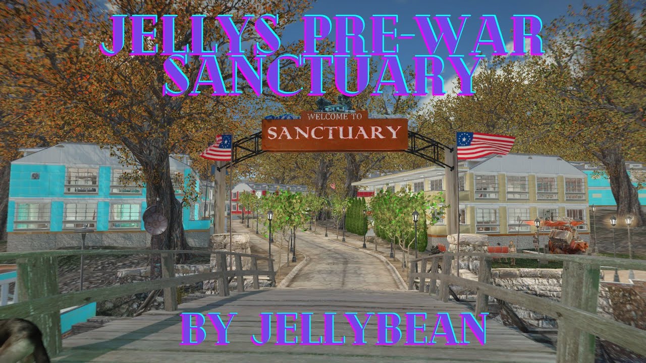 [FO4] Jellys Pre-war Sanctuary by Jellybean - YouTube