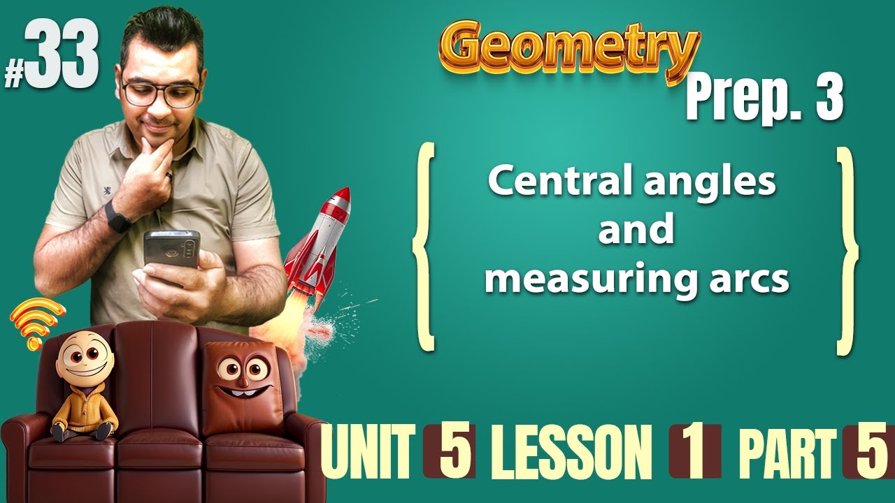 prep 3 | Geometry | Central angles and measuring arcs - YouTube