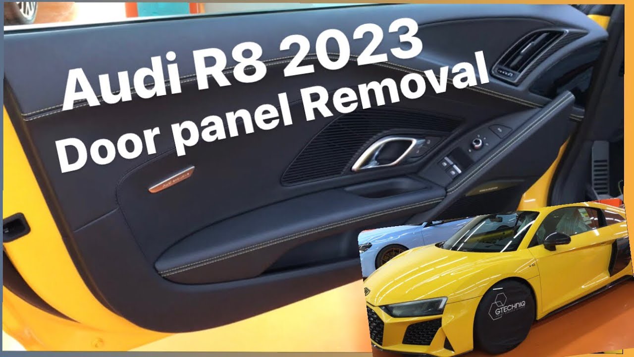 Audi R8 2023 door panel removal - YouTube