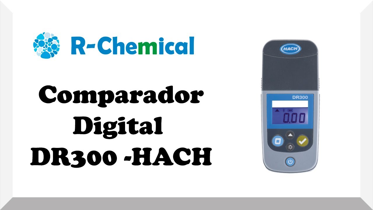 Comparador Digital DR300 HACH - YouTube