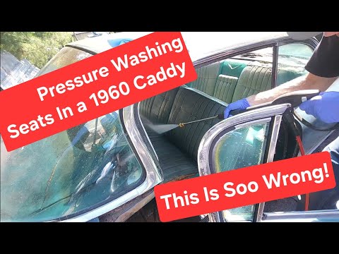 #4. 1960 Caddy! Abandoned in 1984 First Wash inside and out! 1960 Cadillac sitting since 1984! 