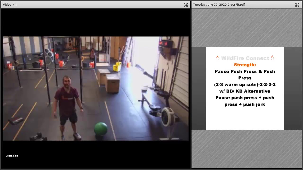 Tuesday, June 23rd WildFire CrossFit Workout - YouTube