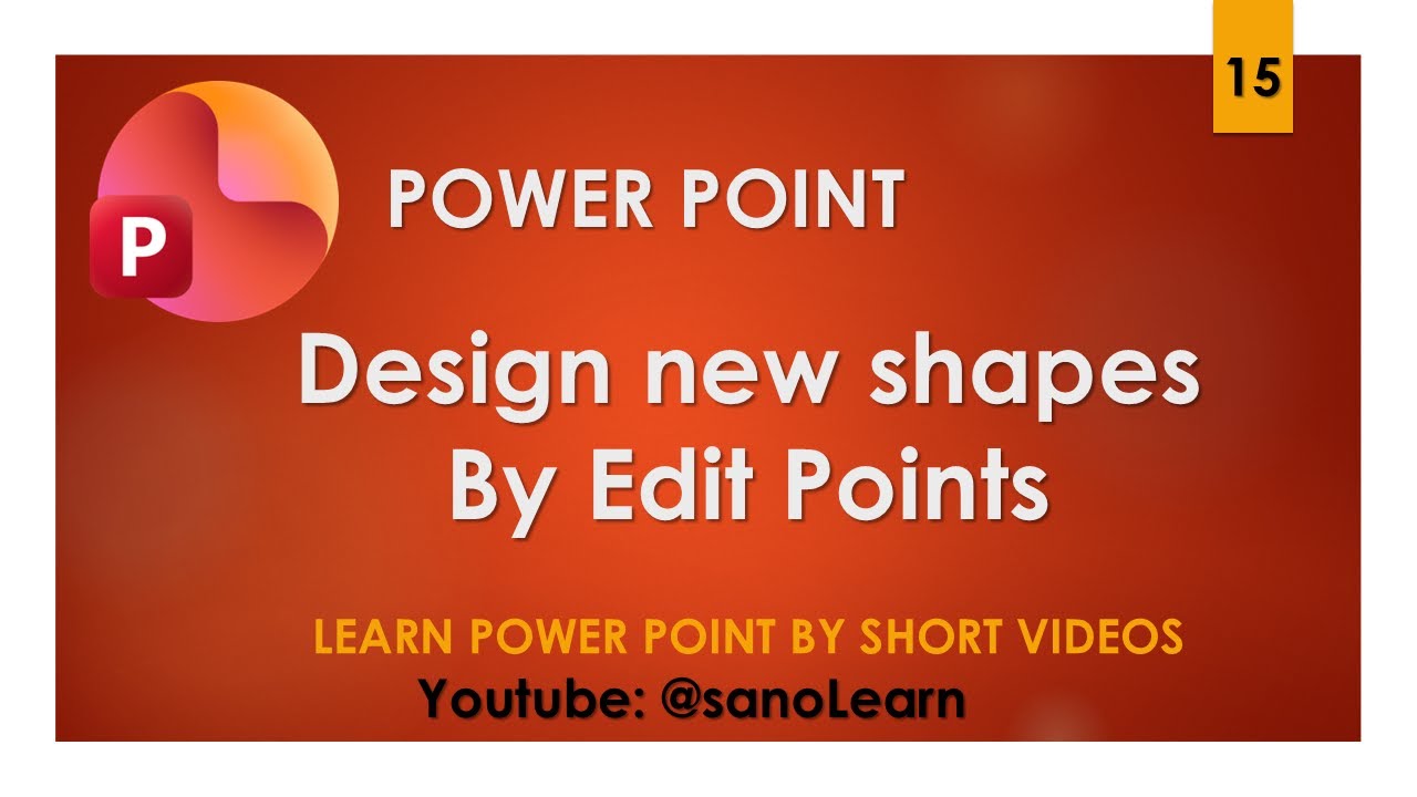 15- How to change power point shapes to new shapes by edit points in ...