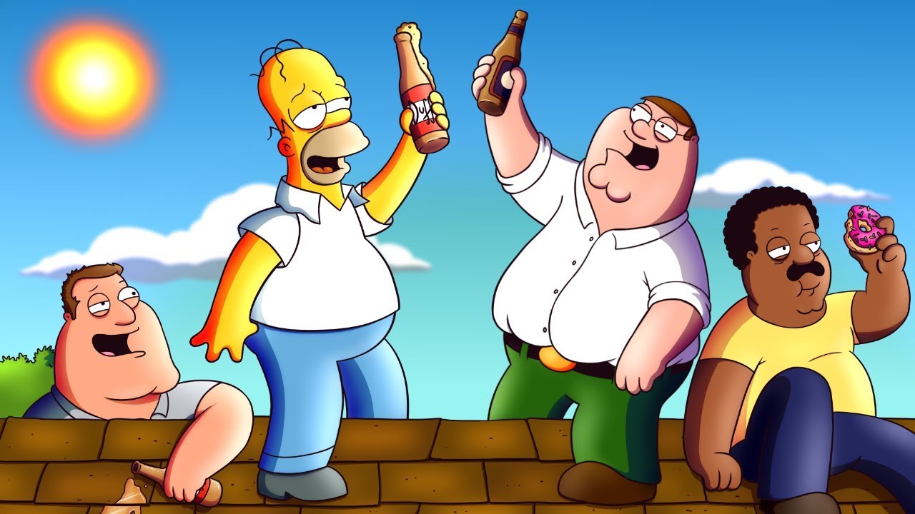 The Simpsons Vs Family Guy Popingcherry