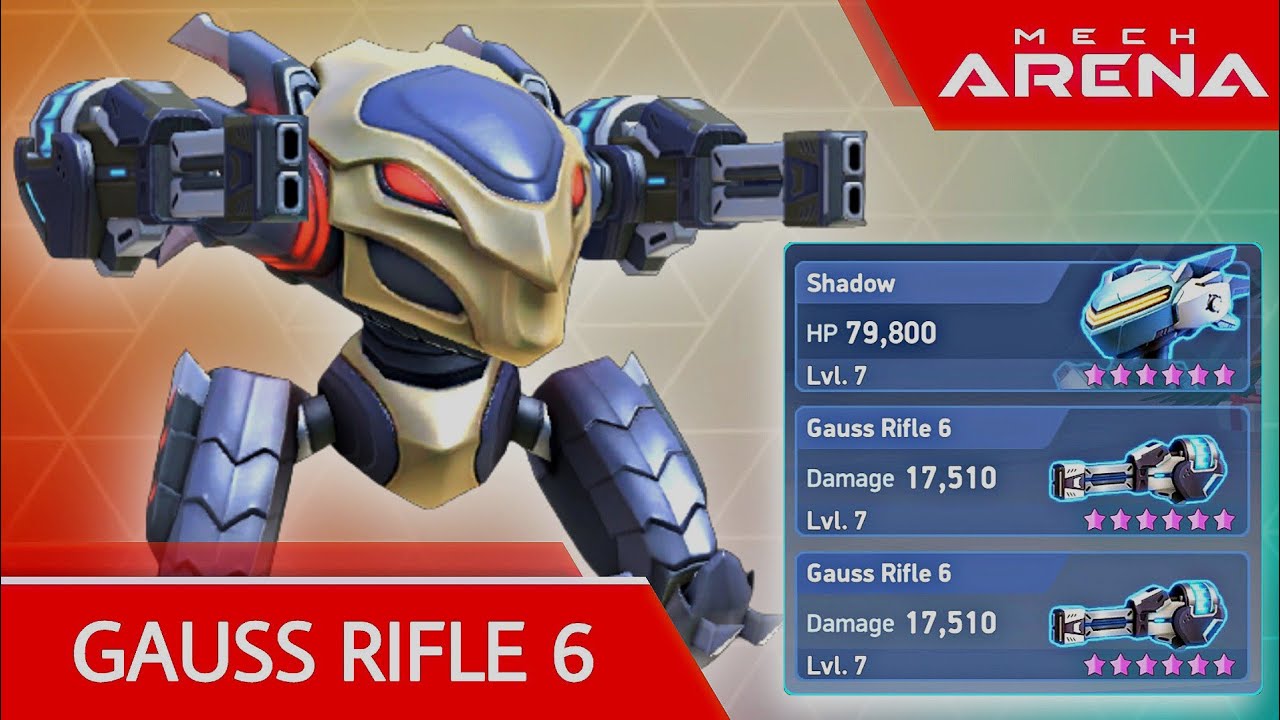 New Weapon Gauss Rifle 6 - First Godlike Gameplay with Shadow - Mech ...