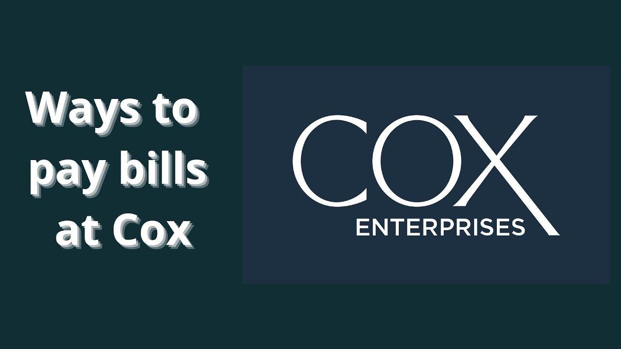 Cox Bill Pay | Learn the Ways to Pay Your Bills at Cox - YouTube