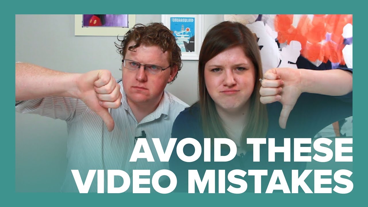 Four Video Mistakes Beginners Should Avoid - YouTube