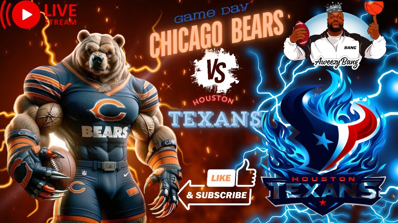 *LIVE* CHICAGO BEARS VS HOUSTON TEXANS - YouTube