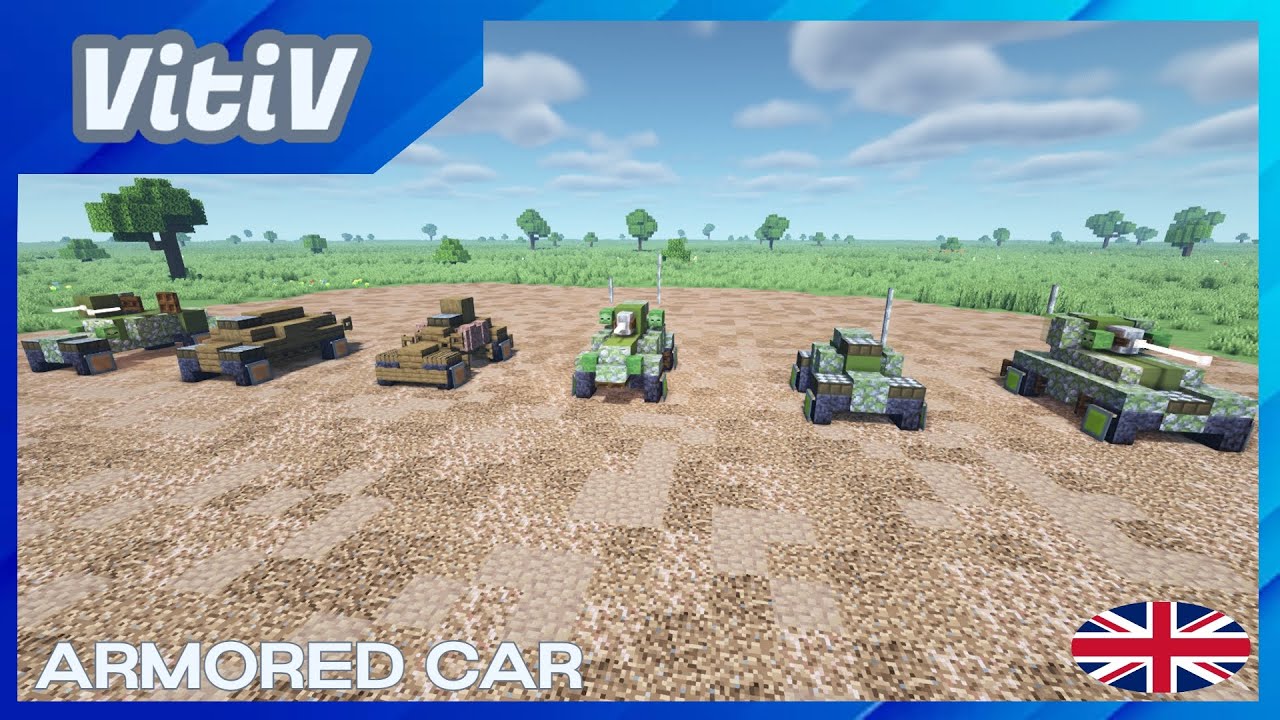 British Armored Cars (1) - Minecraft - YouTube
