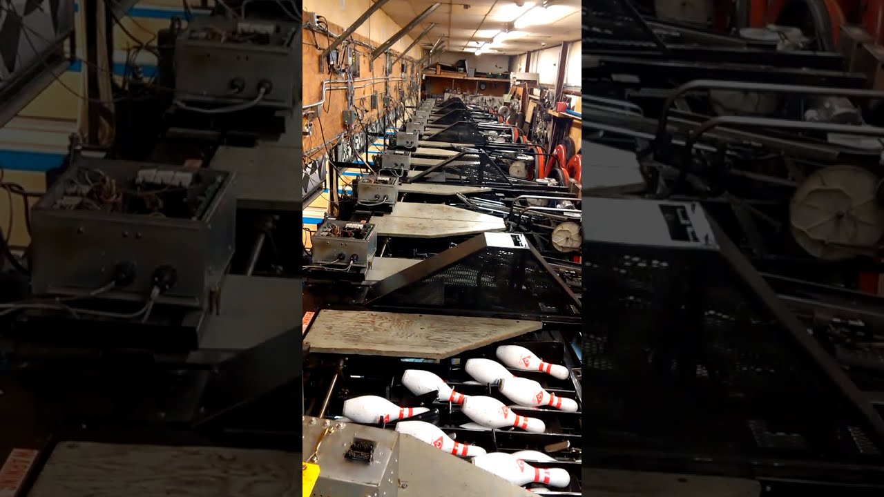 AMF 82 70 Pinsetter View - YouTube