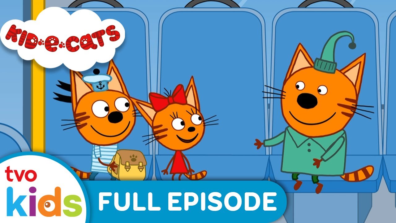 🛞 The Bus 🚌 KID-E-CATS 🐱 Three Cute Kittens Everyday Adventures Full ...