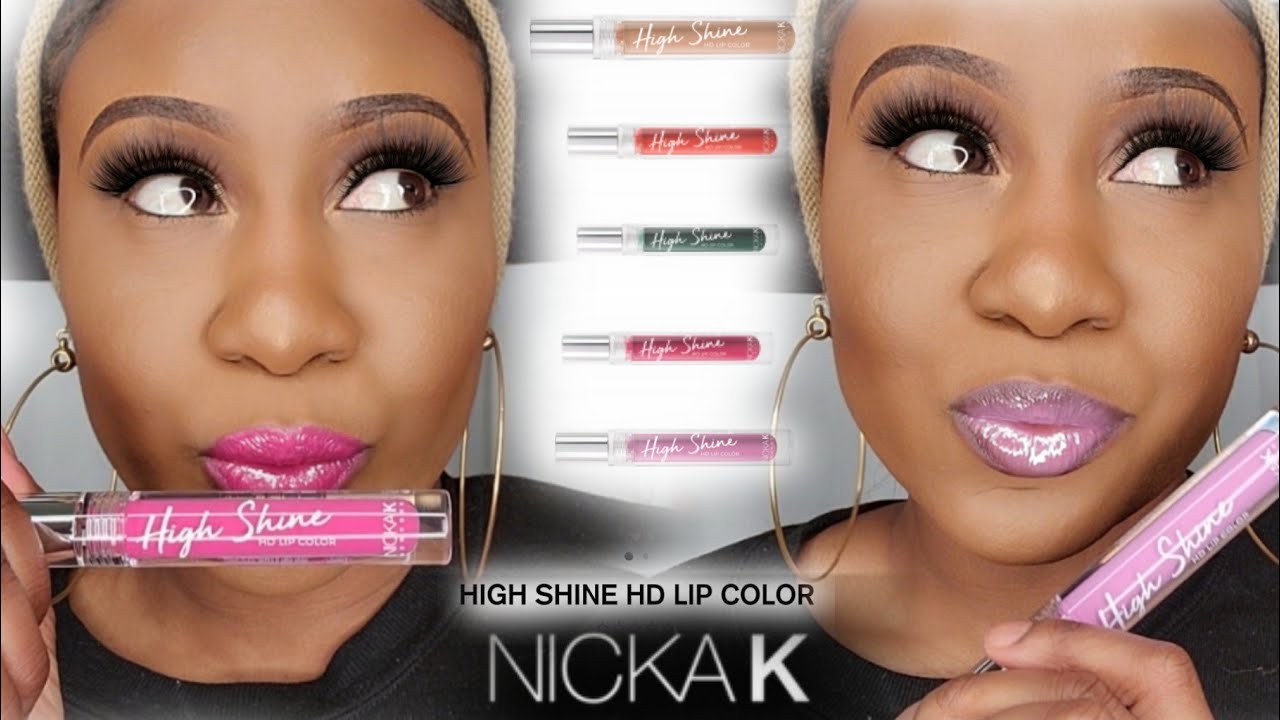 *New* NICKA K HIGH SHINE HD LIP COLOR *beauty supply store makeup ...