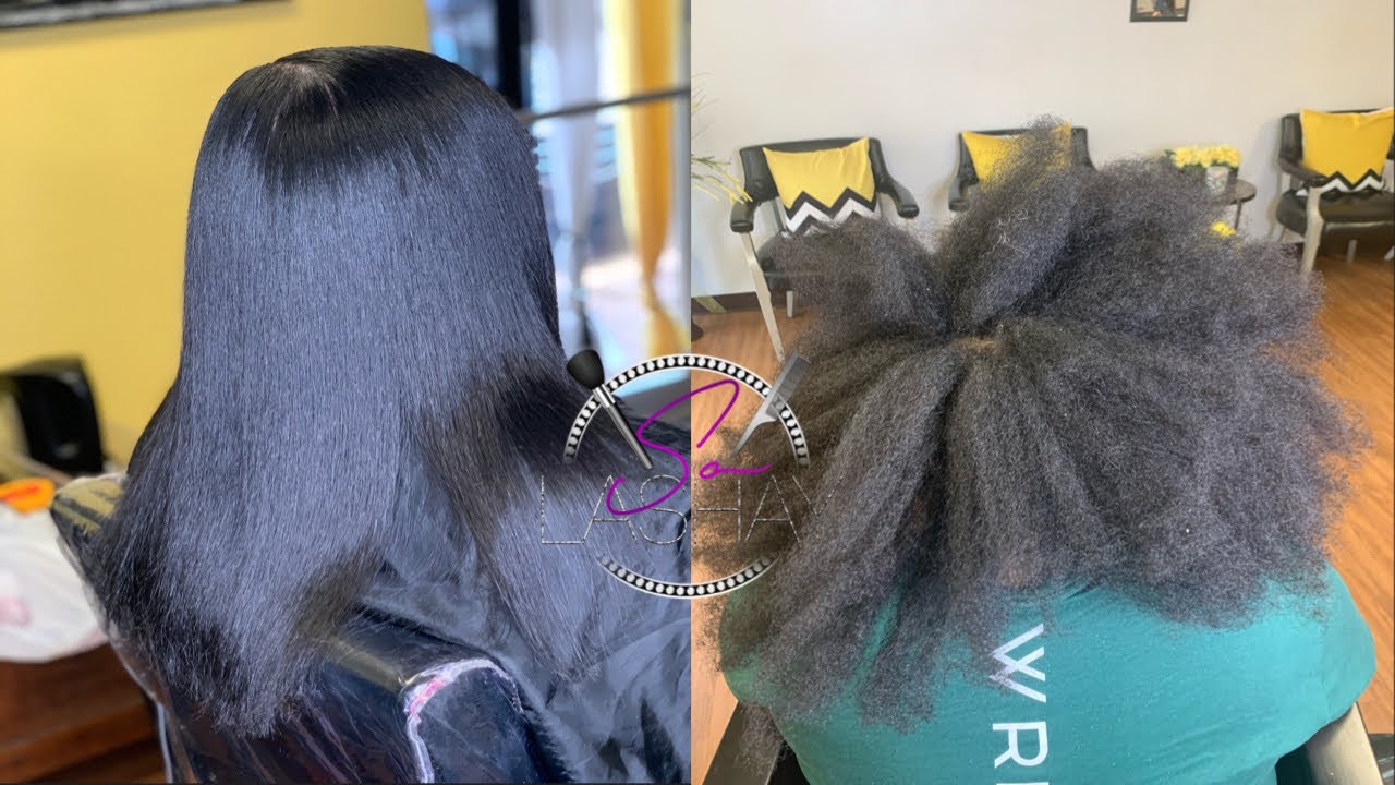 HOW TO SILK PRESS/SUMMERTIME SILK PRESS - YouTube