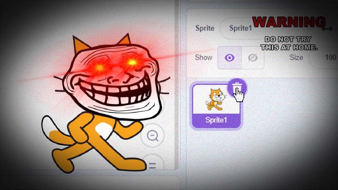 When You Delete Scratch Cat (Do not Try This at Home!) - YouTube