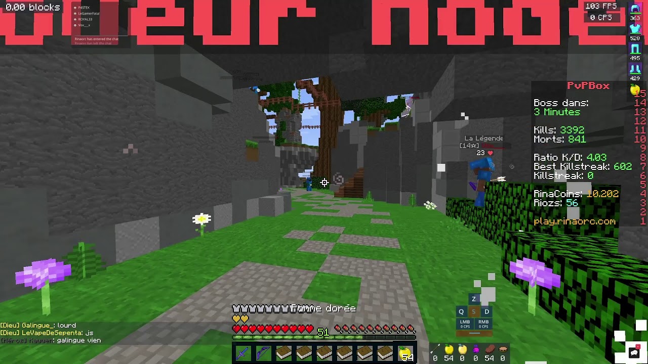 entité invisible pendant un 1v1 ! - YouTube