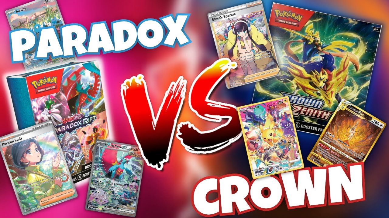 Pokemon Set Battle: Crown Zenith vs Paradox Rift - The winner is ...