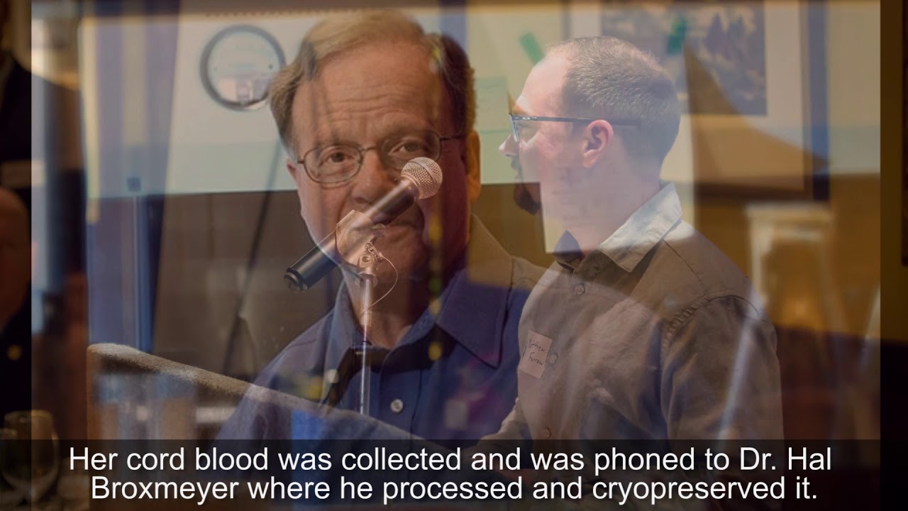 The very first cord blood transplant recipient, Matthew Farrow, shares ...