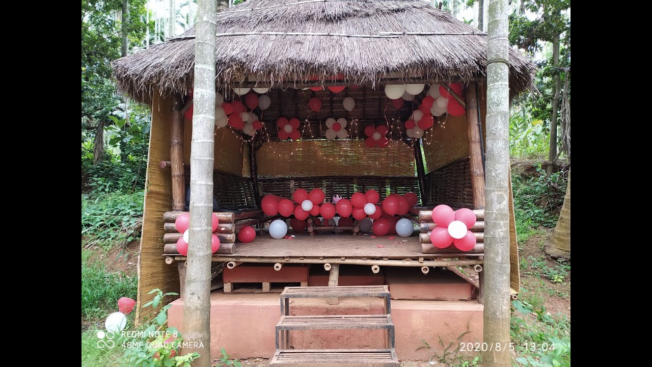 Couple Birthday Party With Balloon Decoration Tiki Village Cafe And Restaurant couple-birthday-party-with-balloon-decoration-tiki-village-cafe-and-restaurant