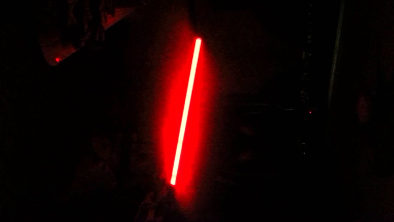 RARE 2005 STAR WARS DARTH VADER Light Saber Demonstration RED COLOR ...