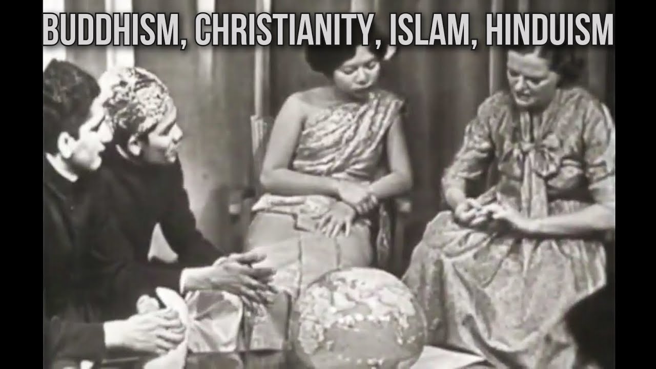 1954 High school exchange student debate/forum on religion: India ...