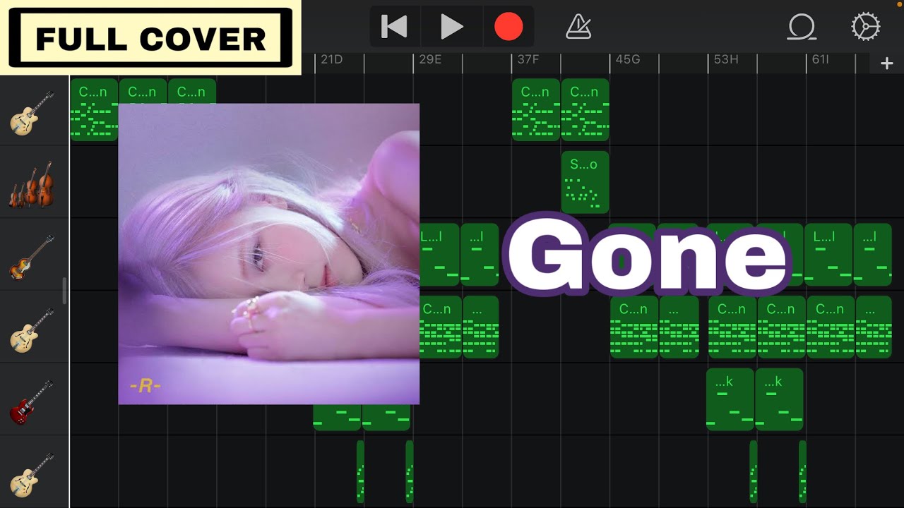 ROSÉ - 'Gone' (Full GarageBand Cover) - YouTube