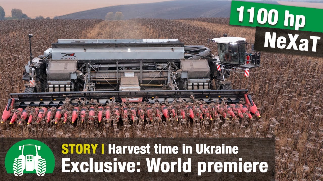 NEXAT: The All-New Revolutionary 1100-HP Tractor | Harvesting in the ...