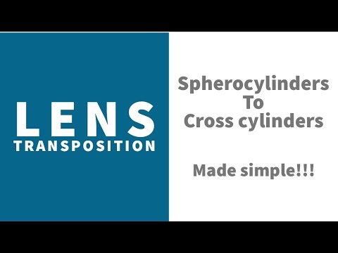 Lens transposition | changing prescription from Spherocylinder into a ...