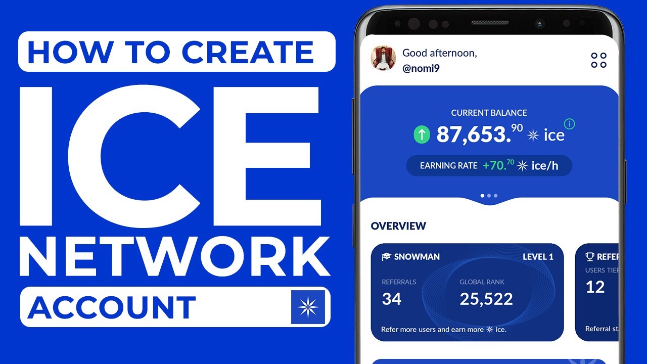 how to create ice network account | how to register ice network | ice ...