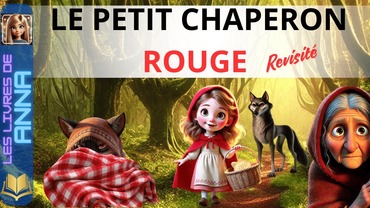 LE PETIT CHAPERON ROUGE Revisité🐺 : Histoire et conte du soir pour ...