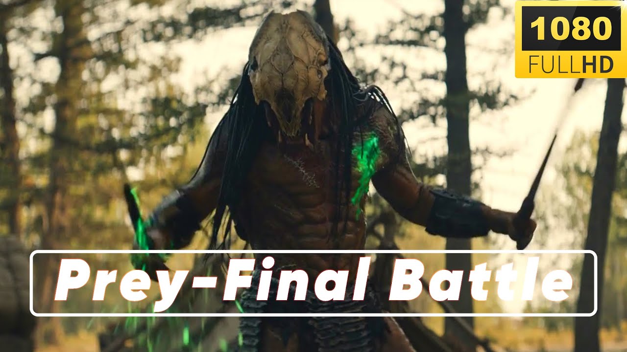 Prey Final Battle | Naru Vs Predator Full Fight | Naru traps and kills ...