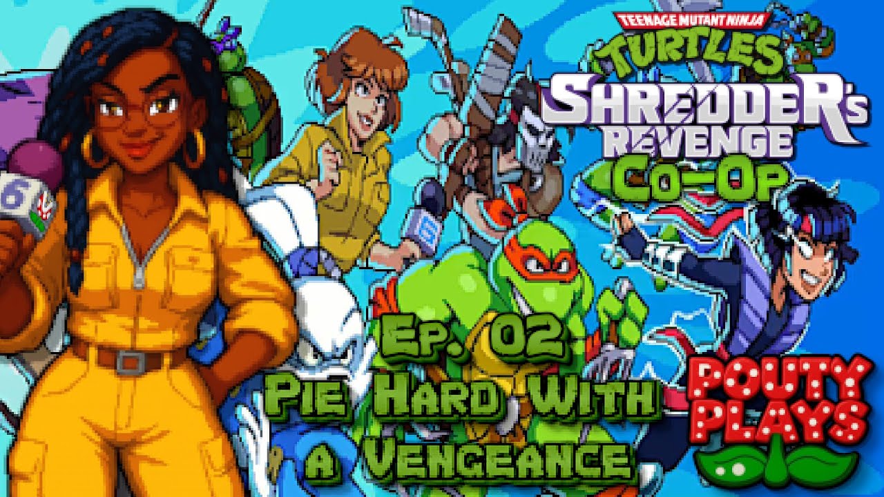 Turtle-y Awesome Teamwork! | Pouty Plays | TMNT: Shredder's Revenge ...
