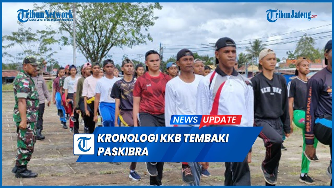 KKB Papua Tembaki Paskibra saat Latihan Warga Lari Selamatkan Diri - YouTube
