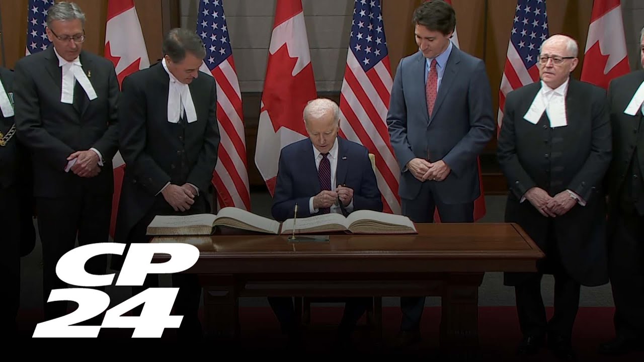 Formal welcome ceremony for U.S. president - YouTube