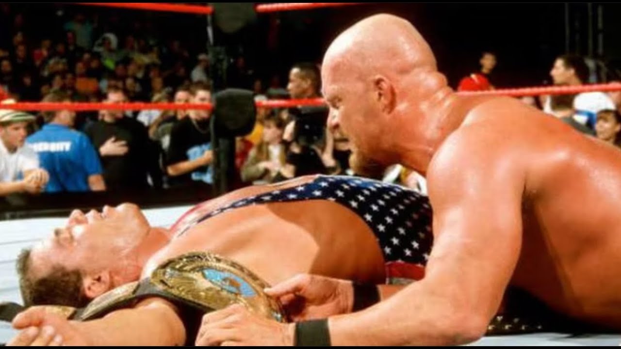 "Stone Cold" Steve Austin vs Kurt Angle RAW 1/6/2001 Highlights - YouTube